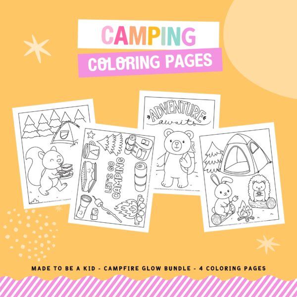 Camping Coloring Pages – Made to be a Kid